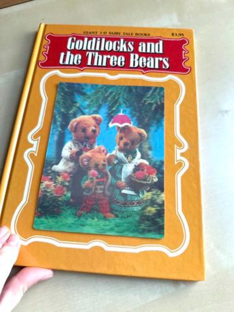 3D Goldilocks and the Three Bears - Etsy