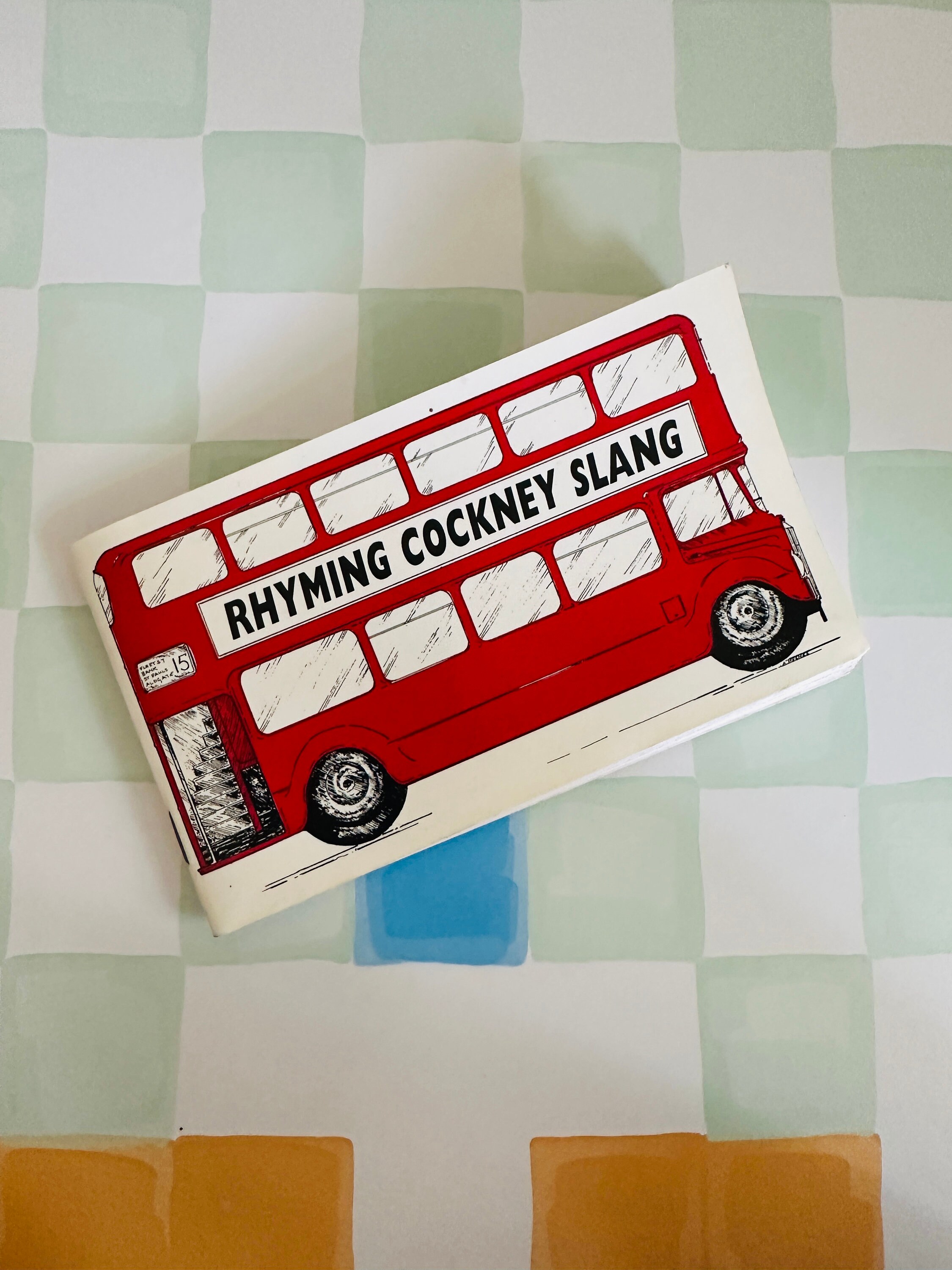 Vintage Rhyming Cockney Slang Mini Book - Etsy