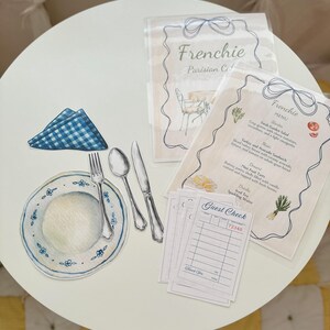French Cafe Pretend Play- Print at Home - Etsy