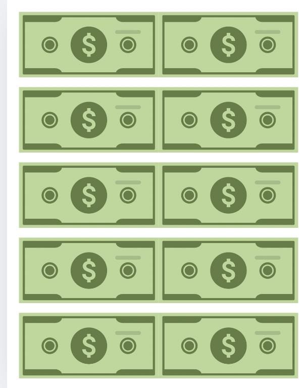 Wallet and Cards Pretend Play Printable - Etsy