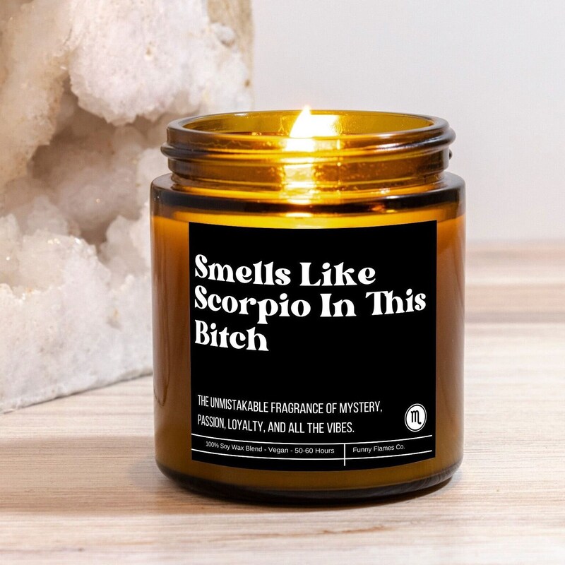 Scorpio Candle - Etsy