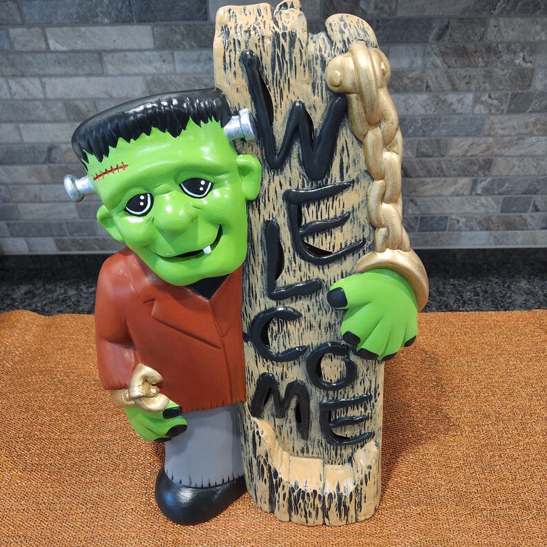 Frankenstein Welcome Sign - Etsy