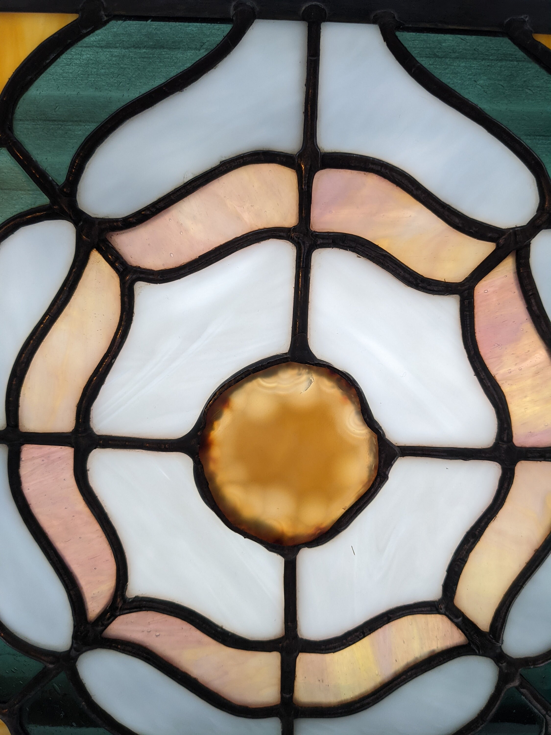 Natural Agate Stained Glass Window Panel Neutral Colors - Etsy