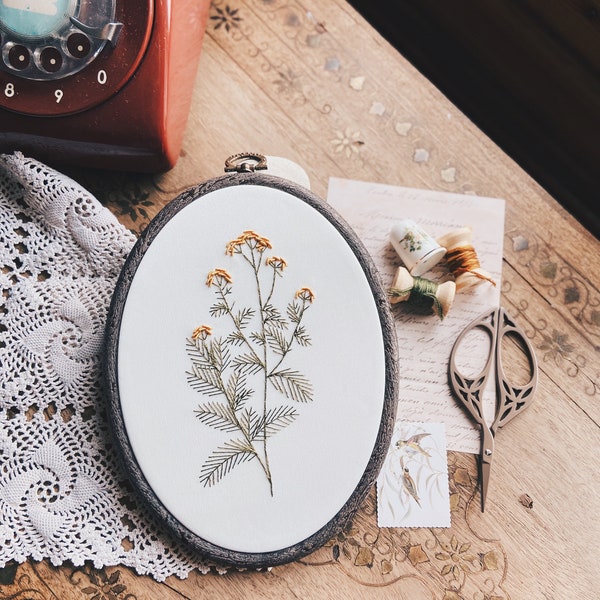 Flower Hoop Art - Etsy