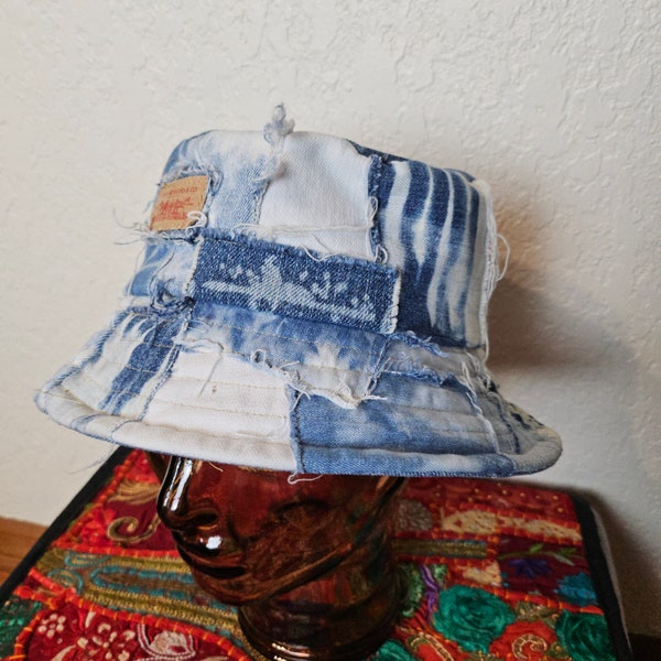 Denim Hat - Etsy