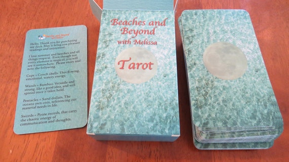 Tarot Deck Beach/tropical Themed - Etsy