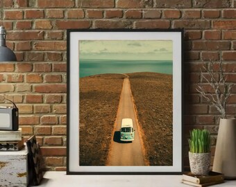 Camper Van Poster - Etsy