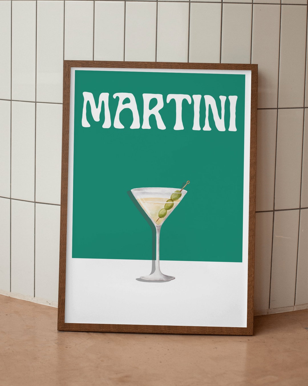 VINTAGE MARTINI POSTER - Etsy