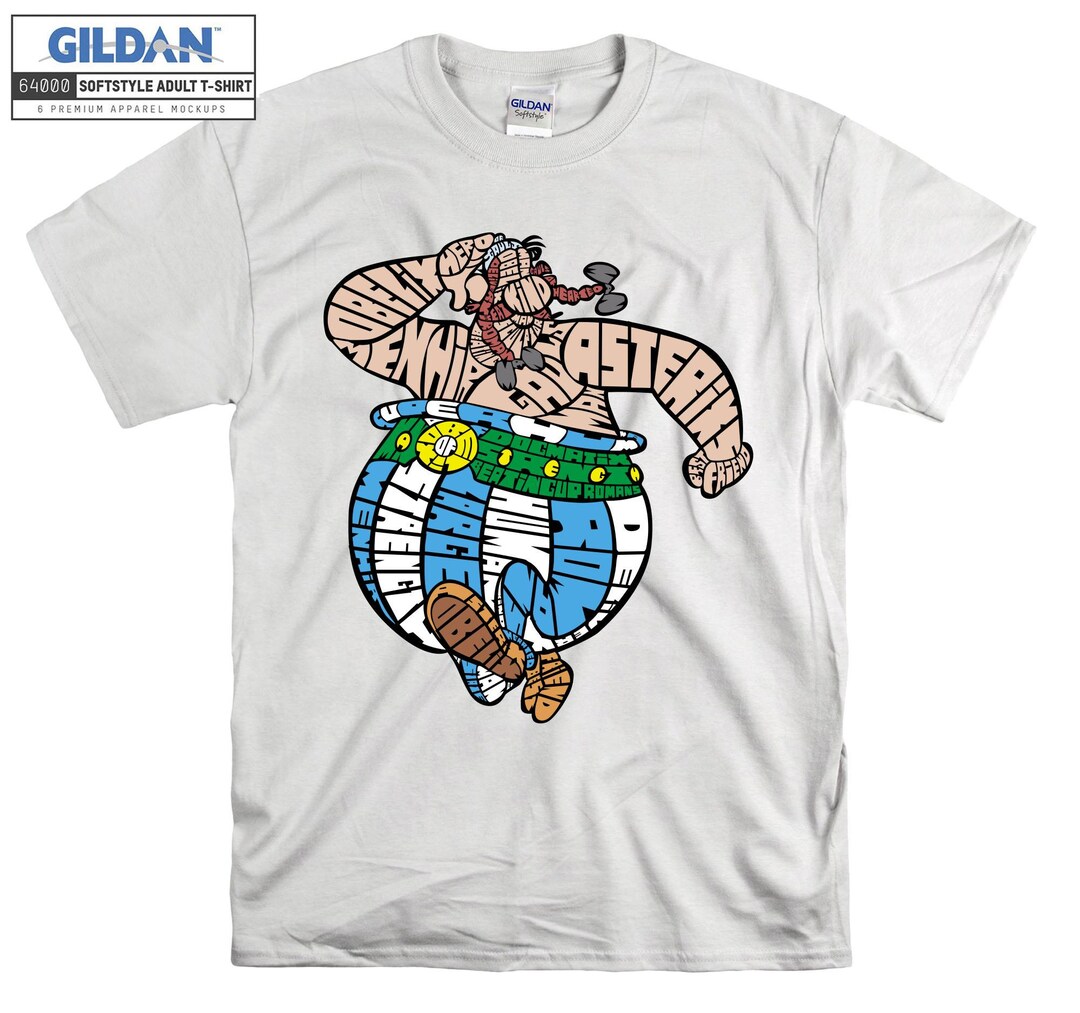 Obelix and Asterix Funny Cartoon Kind T Shirt Hoodie Hoody - Etsy