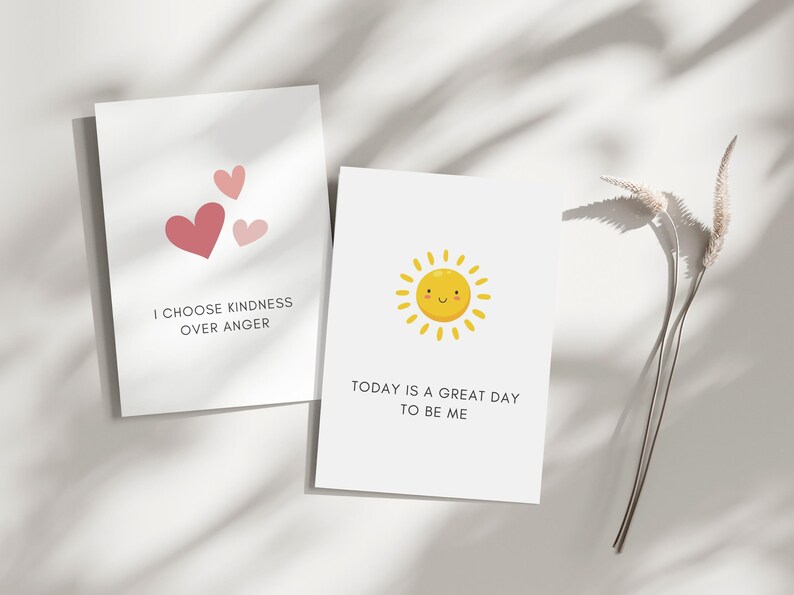 Kids Mental Health Cards, Affirmation Cards Kids, Positive Affirmations ...