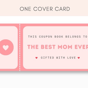Mother’s Day Coupons, Mother’s Day Gift, Coupon Printable, Mom Coupon ...