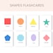 Shapes Flashcards, Printable Flashcards, Toddler Flashcards, Preschool ...