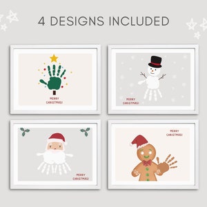Christmas Handprint, Christmas Craft, Handprint Art, Christmas Activity ...