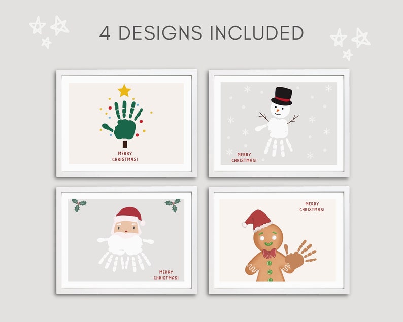 Christmas Handprint, Christmas Craft, Handprint Art, Christmas Activity ...