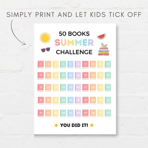 Summer Reading Challenge, Kids Reading Challenge,reading Log, Reading ...