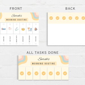 Editable Routine Flip Chart, Kids Routine, Daily Routine Chart, Daily ...