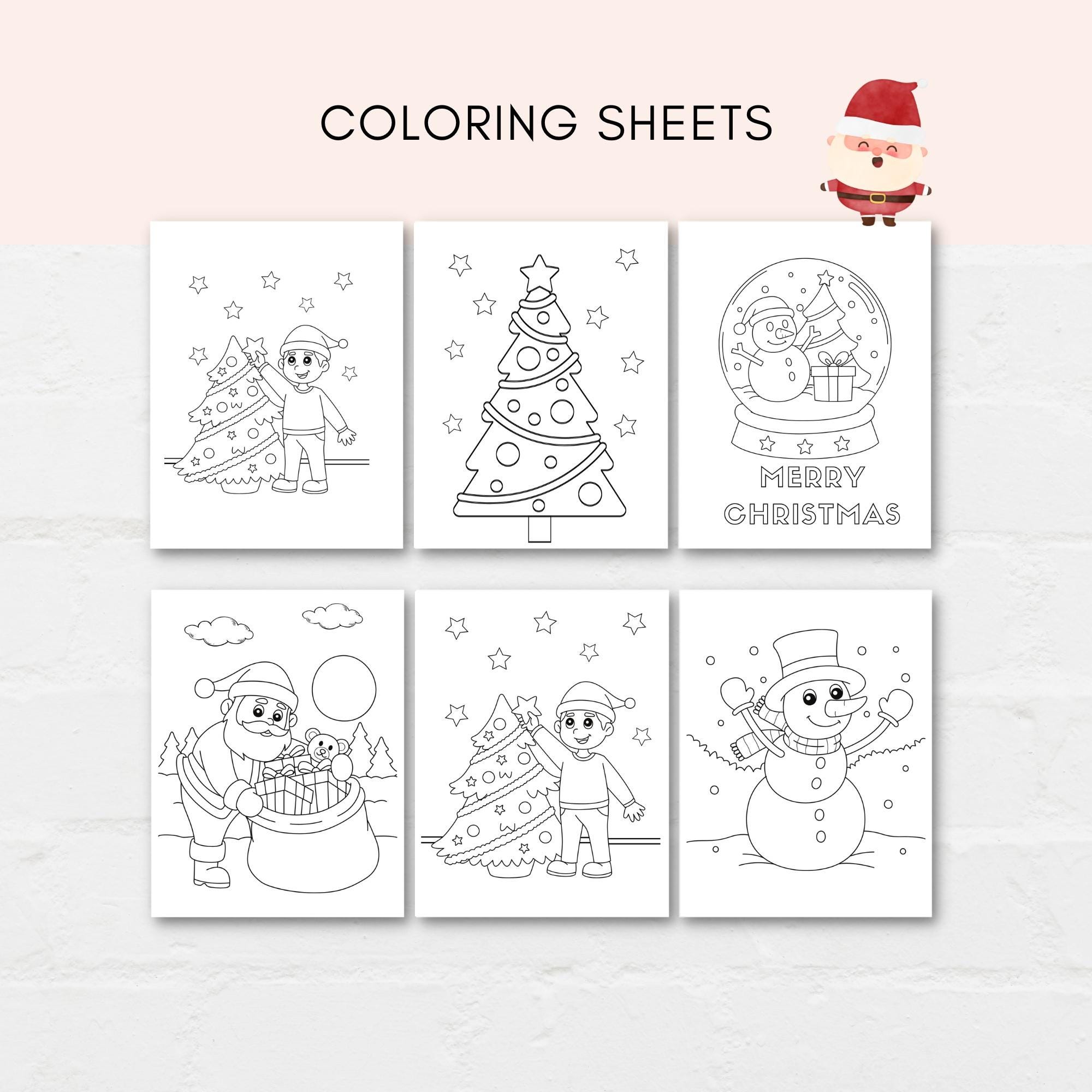 Christmas Activity Book, Christmas Activity Printable, Christmas ...
