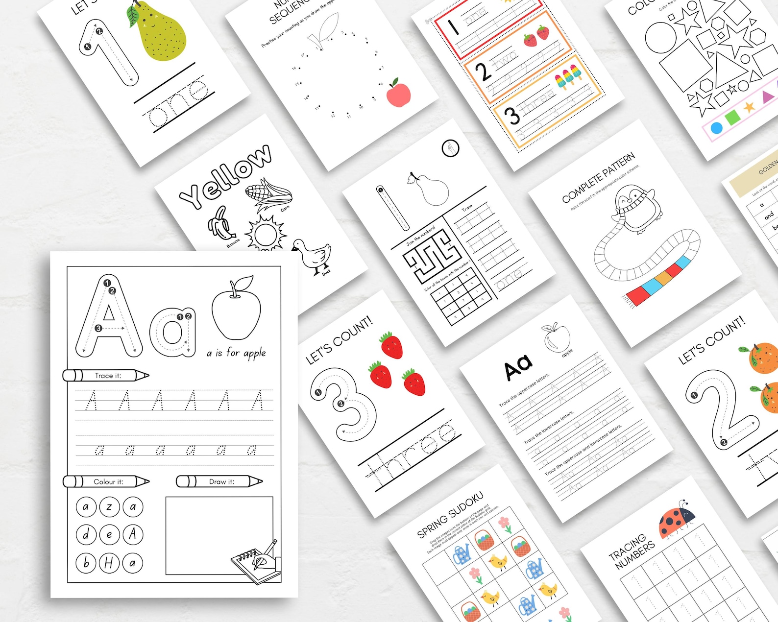 Ultimate Preschool Kindergarten Bundle, Preschool Workbook ...