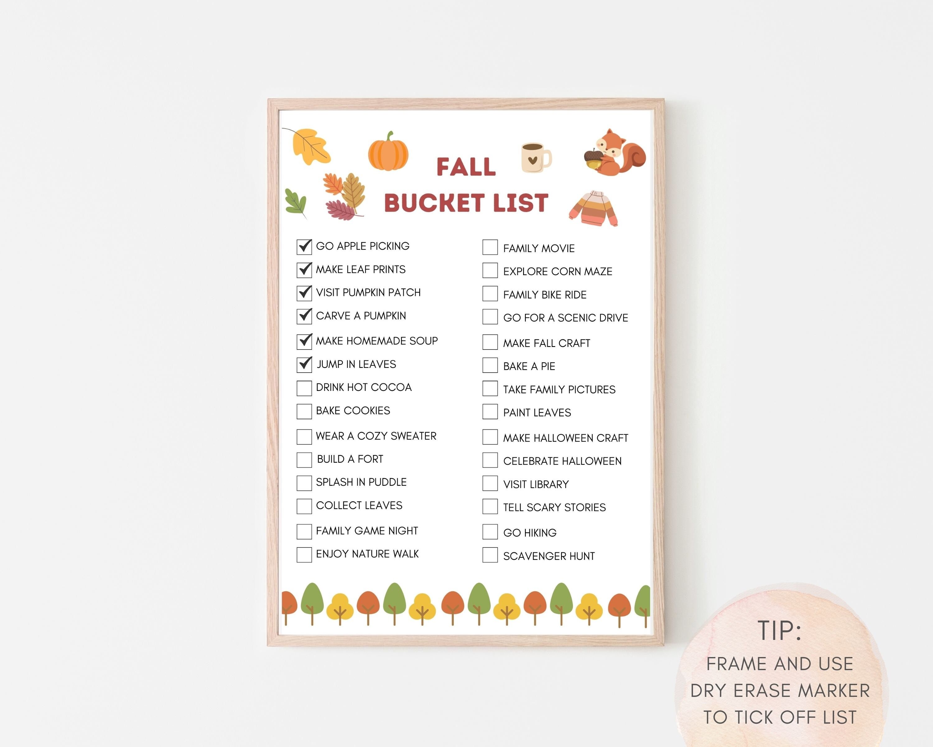 BUCKET LIST BUNDLE Bucket List Printable Custom Bucket List - Etsy ...