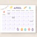 2023-2024 Calendar Printable, Printable Calendar, 2023 Calendar, 2024 ...