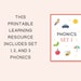 Phonics Flashcards, Set 1, Set 2, Set 3, Phonics Printable, Printable ...