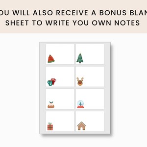 Christmas Lunchbox Notes, Lunch Notes for Kids, Cute Lunchbox Notes ...