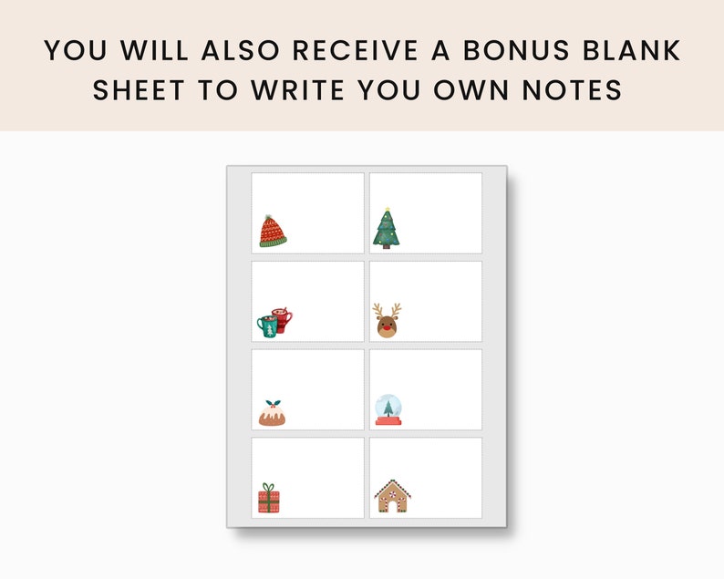 Christmas Lunchbox Notes, Lunch Notes for Kids, Cute Lunchbox Notes ...
