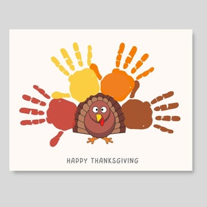Thanksgiving Handprint, Thanksgiving Craft, Handprint Keepsake ...