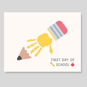 First/last Day of School Handprint, Last Day of School, Handprint Craft ...