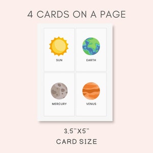 Solar System Flashcards, Planets Flashcards, Solar System, Flashcards ...