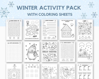 Winter I Spy Printable - Etsy