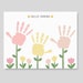 Spring Handprint, Spring Handprint Craft, Kids Craft Activity, Spring ...