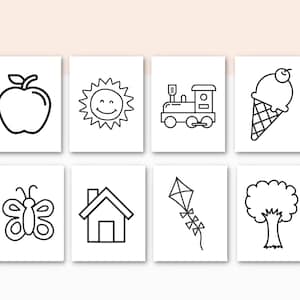 Preschool Coloring Printable, Toddler Coloring, Toddler Activities ...