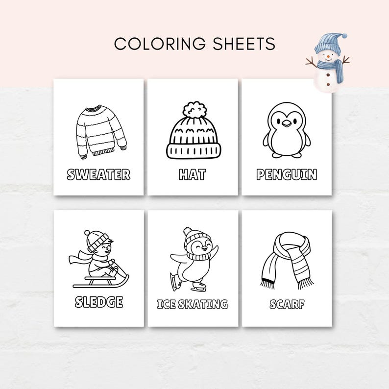 Winter Activity Printable, Winter Games, Winter Printable, Winter ...