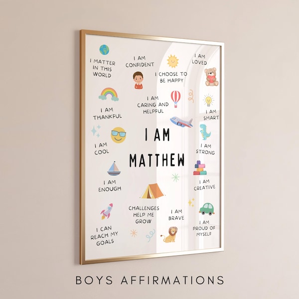 Affirmation Wall Art - Etsy