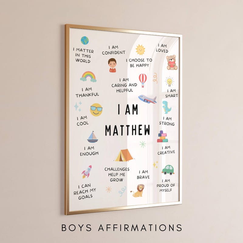 Affirmation Wall Art - Etsy
