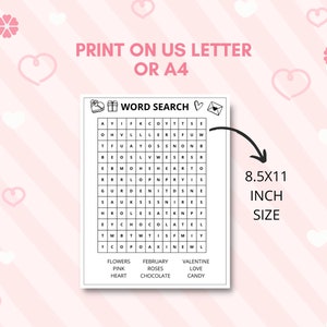 Valentines Activity Printable, Valentines Party Games, Valentines ...