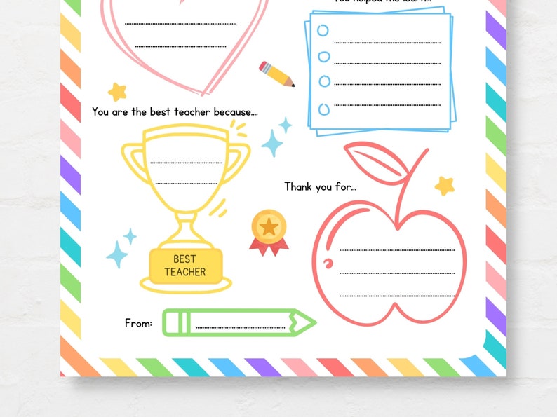 Teacher Appreciation Printable, Teacher Appreciation, Teacher Printable ...