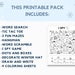 KIDS ACTIVITY PACK, Seasons Activity Pack, Kids Activity Printable ...
