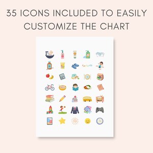 Bedtime Routine Chart, Morning Board, Editable Routine Chart, Routine ...