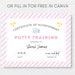 Potty Chart Printable, Potty Training Chart, Potty Certificate, Potty ...