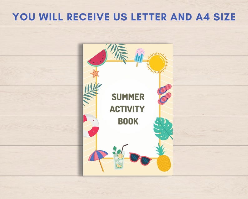 Summer Activity Book Summer Activities Summer Printables - Etsy