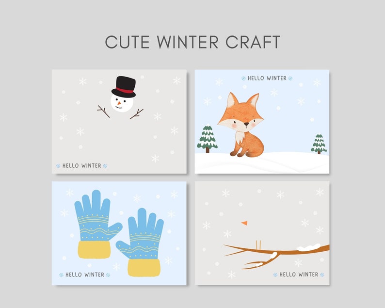 Winter Handprint, Handprint Keepsake, Handprint Art, Winter Activity ...