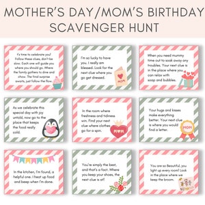 Mothers Day Scavenger Hunt, Mothers Day Games, Mothers Day Activity ...