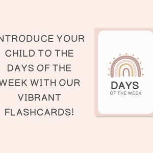 Days of the Week Flashcards, Flash Cards Printable, Days of the Week ...
