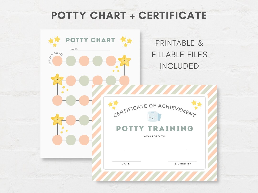 Potty Chart, Potty Training Chart, Potty Training, Toilet Training ...