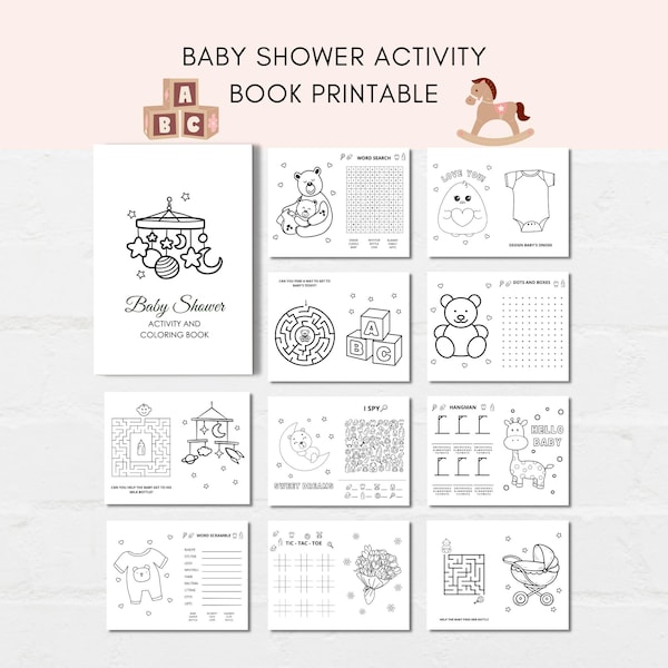 Girl Baby Book Pages - Etsy