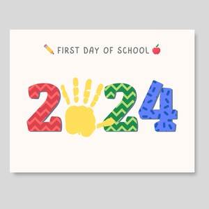 Last Day of School Handprint, Last Day of School, Handprint Craft ...