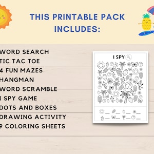 Summer Activity Book, Summer Activities, Summer Printables, Summer ...