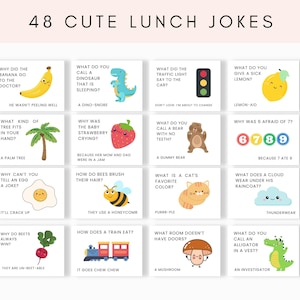 Lunchbox Jokes Printable, Lunch Box Notes, Jokes for Kids, Lunchbox ...